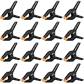 6 Inch Spring Clamps, 6 Pack Professional Plastic Spring Clamps, Heavy ...