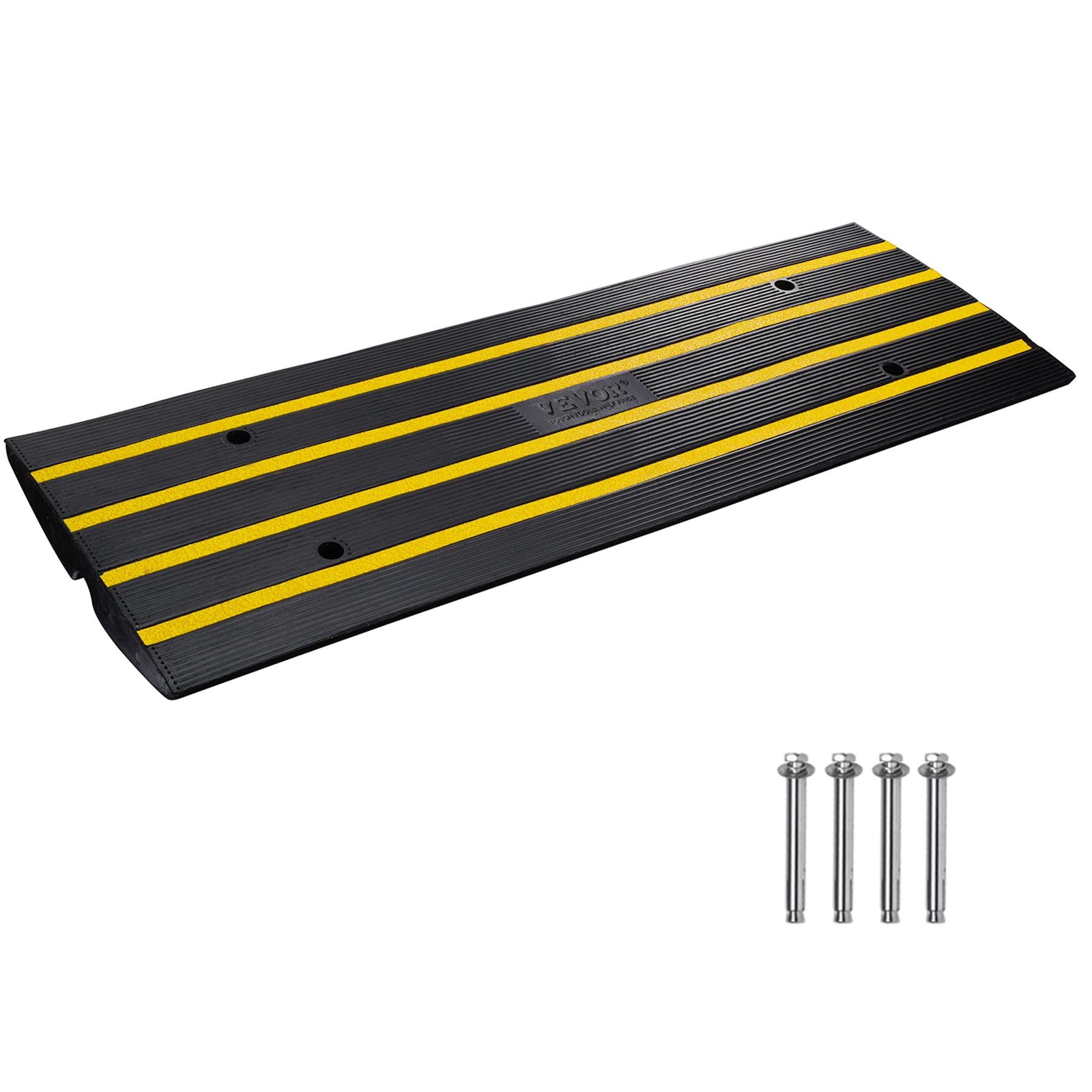 VEVOR Rubber Driveway Curb Ramp 1 Pack, Heavy Duty 33069lbs Capacity ...