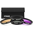 Amazon.com : Polaroid Optics 37mm 4-Piece Filter Kit Set [UV,CPL ...