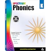 Spectrum Spelling Kindergarten Workbooks, Ages 5 to 6, Kindergarten ...