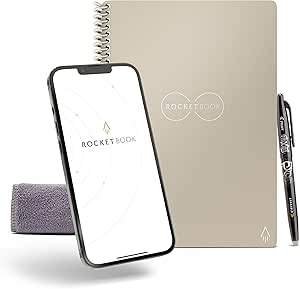 Amazon.com: Rocketbook Smart Reusable Notebook - Lined Eco-Friendly ...