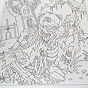 Amazon.com: Horror Color By Numbers Coloring Book for Adults: Adult ...