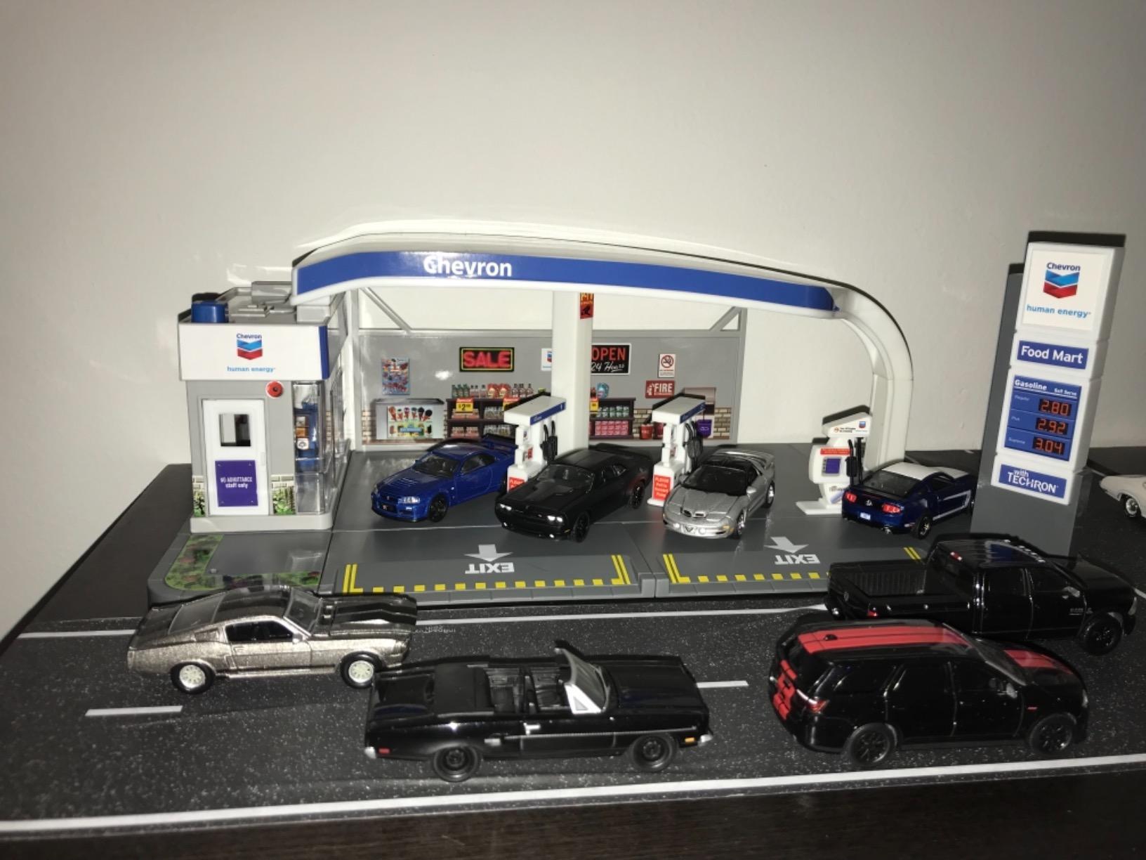 $6/mo - Finance Daron Chevron Gas Station Playset | Buy Now, Pay Later