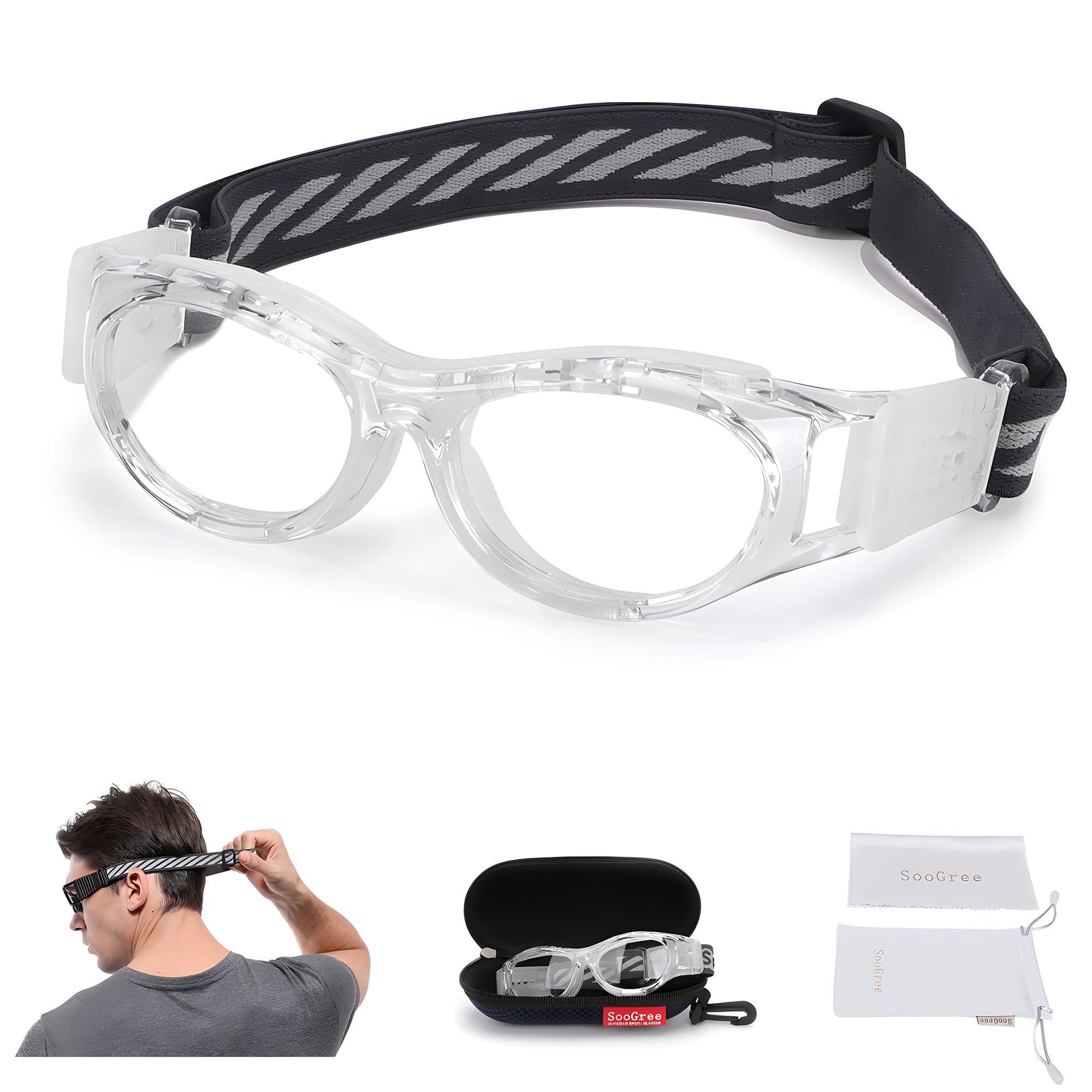SooGree Kids Sport Glasses Basketball Football Safety Goggles Boys ...