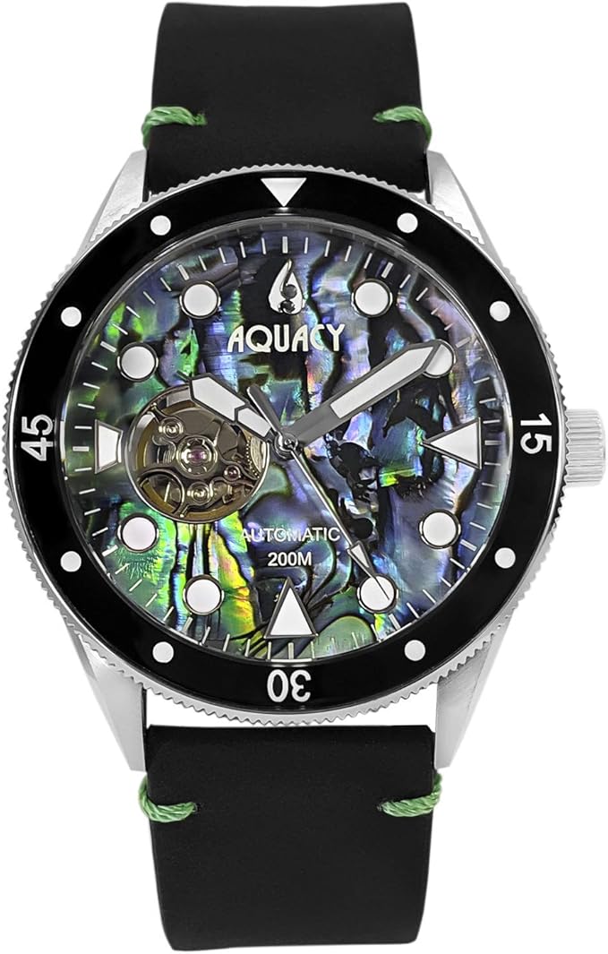 Amazon.com: Aquacy HEI Matau Automatic Watches for Men - Cave Diver ...