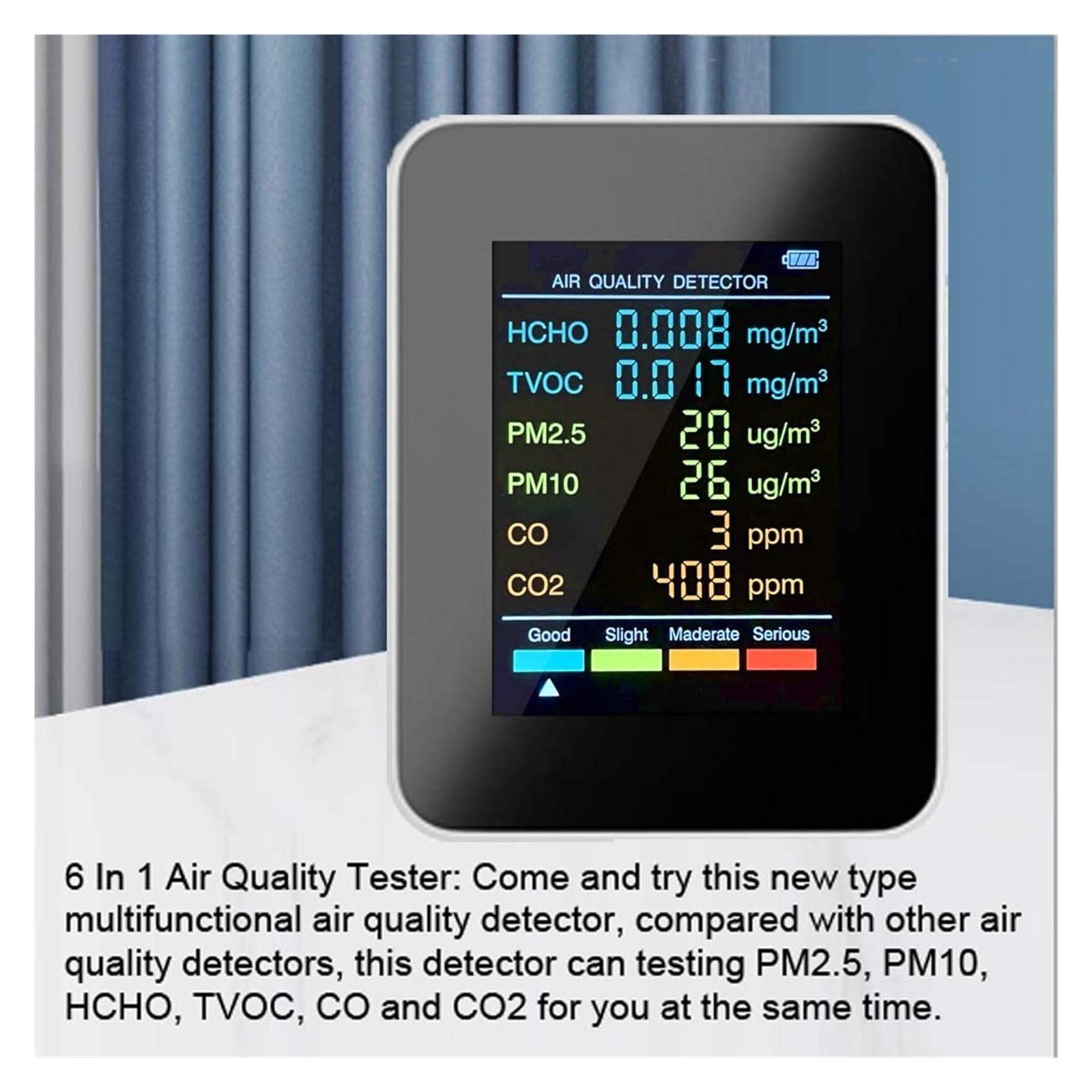 Mua Air Measuring Instrument Air Quality Detector Air Pollution ...