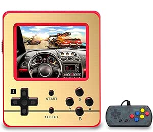 MJKJ Handheld Game Console, Retro Game Console with 520 Classic FC ...