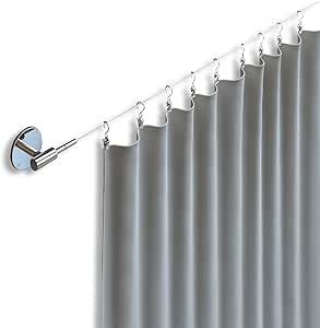 Amazon.com: Fasthomegoods Soho Expandable Chrome Curtain Wire Rod ...