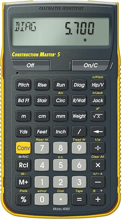 Calculated Industries 4050 Construction Master 5: Amazon.ca: Tools ...
