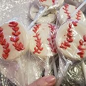 Amazon.com : Baseball Sucker Lollipops (1 dz) : Party Decorations ...