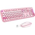 Amazon.com: Wireless Keyboard and Mouse Combo, MOWUX Full Size ...