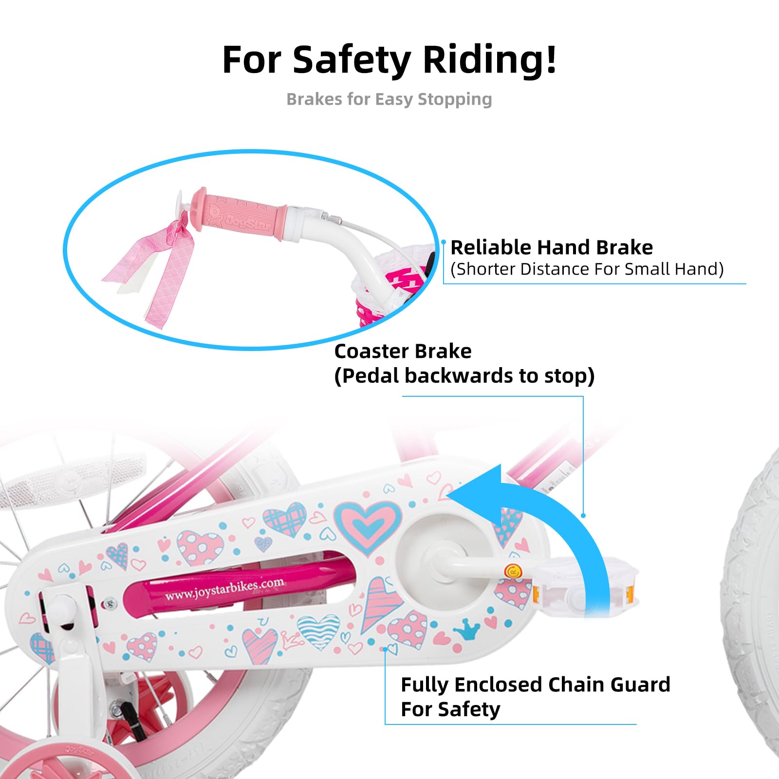 Mua JOYSTAR Angel Girls Bike for Toddlers and Kids Ages 2-13 Years Old ...