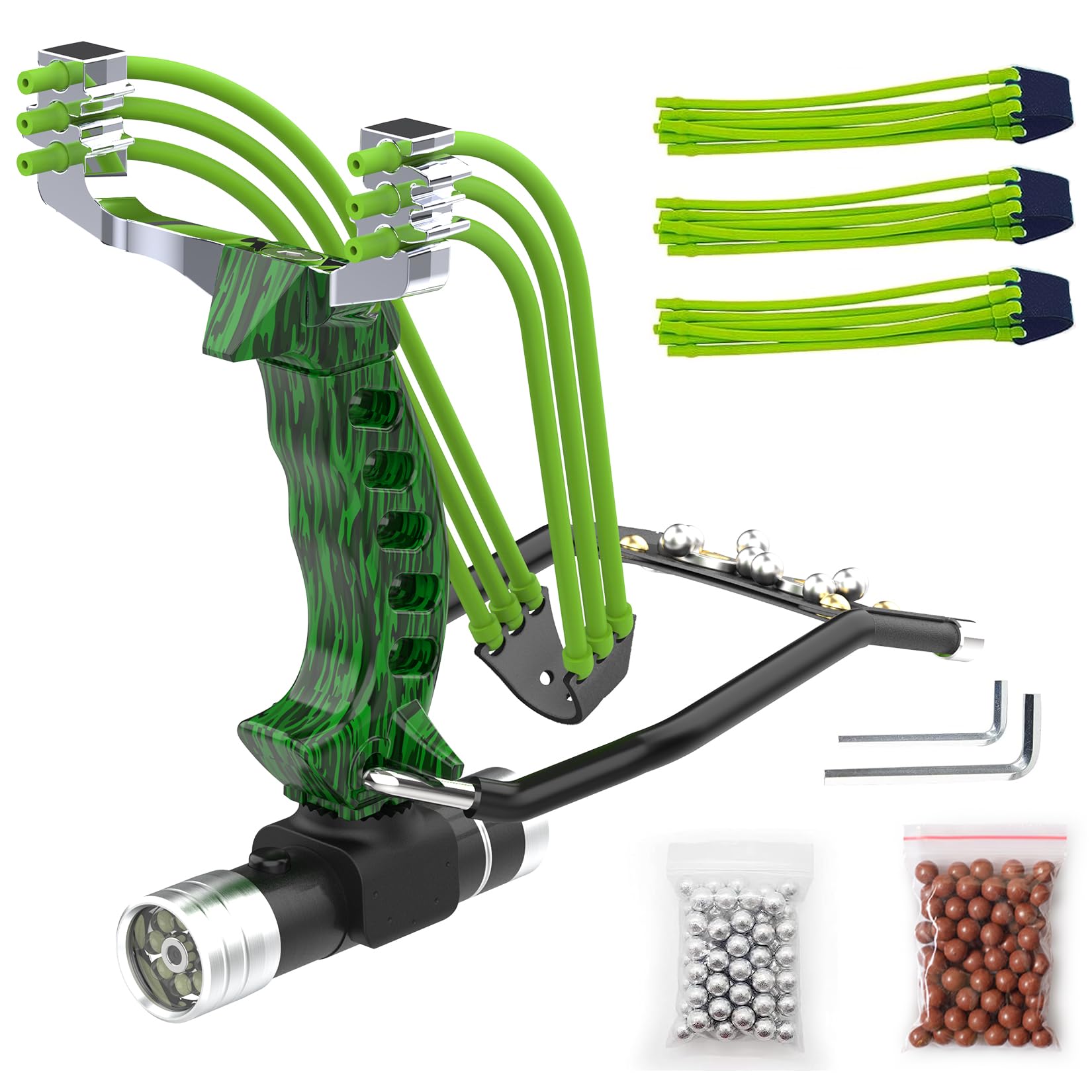 Goldboy Wrist Rocket Slingshots, Powerful Folding Hunting Slingshot for ...