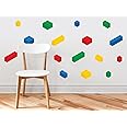 Amazon.com: Sunny Decals Lego Inspired Building Blocks Removable Fabric ...