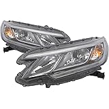 Amazon.com: For Honda CRV LX Headlights Lamps Set 2015 2016 Halogen ...