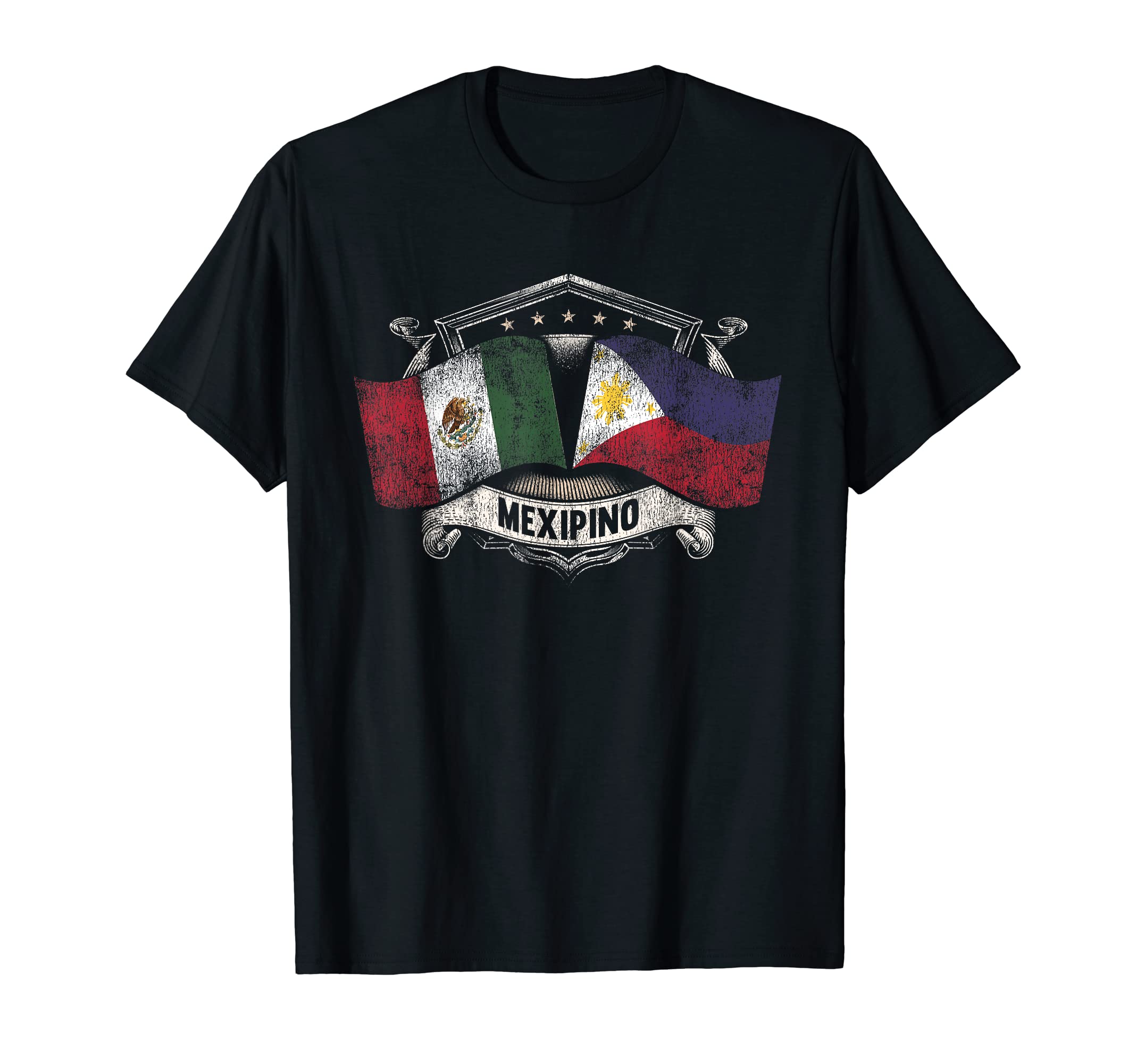 Mexico Philippines Flags Mexican Filipino Mexipino T-Shirt for sale | Las Vegas, NV | Nellis Auction