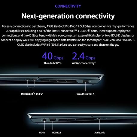 Mua ASUS Zenbook Pro Duo 15 OLED Laptop, Intel Core i9-12900H, GeForce ...