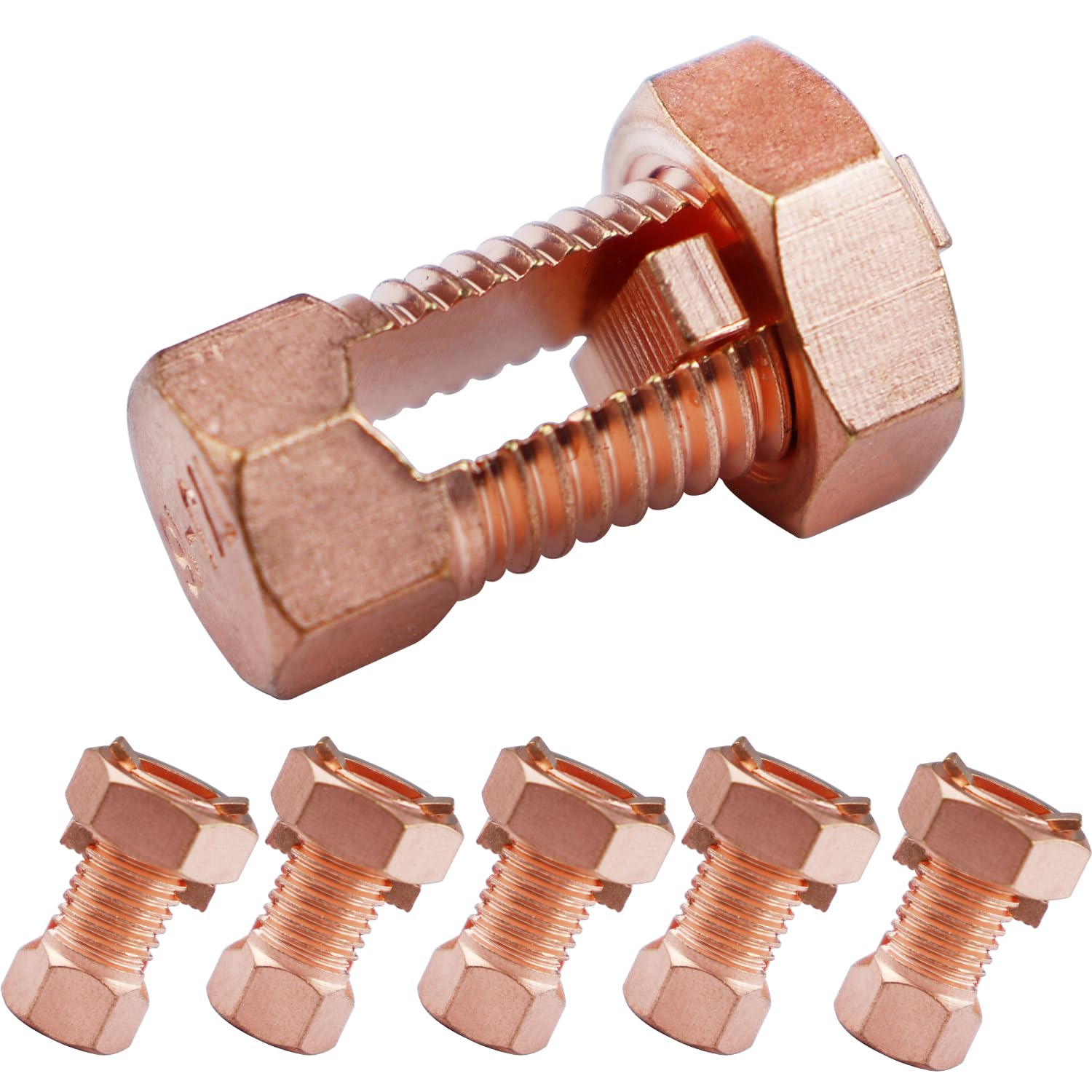 Mua Split Bolt Connector High Strength Copper Grounding Clamps for ...