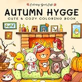 Amazon.com: Christmas Hygge: Cute and Cozy Coloring Book for Adults ...