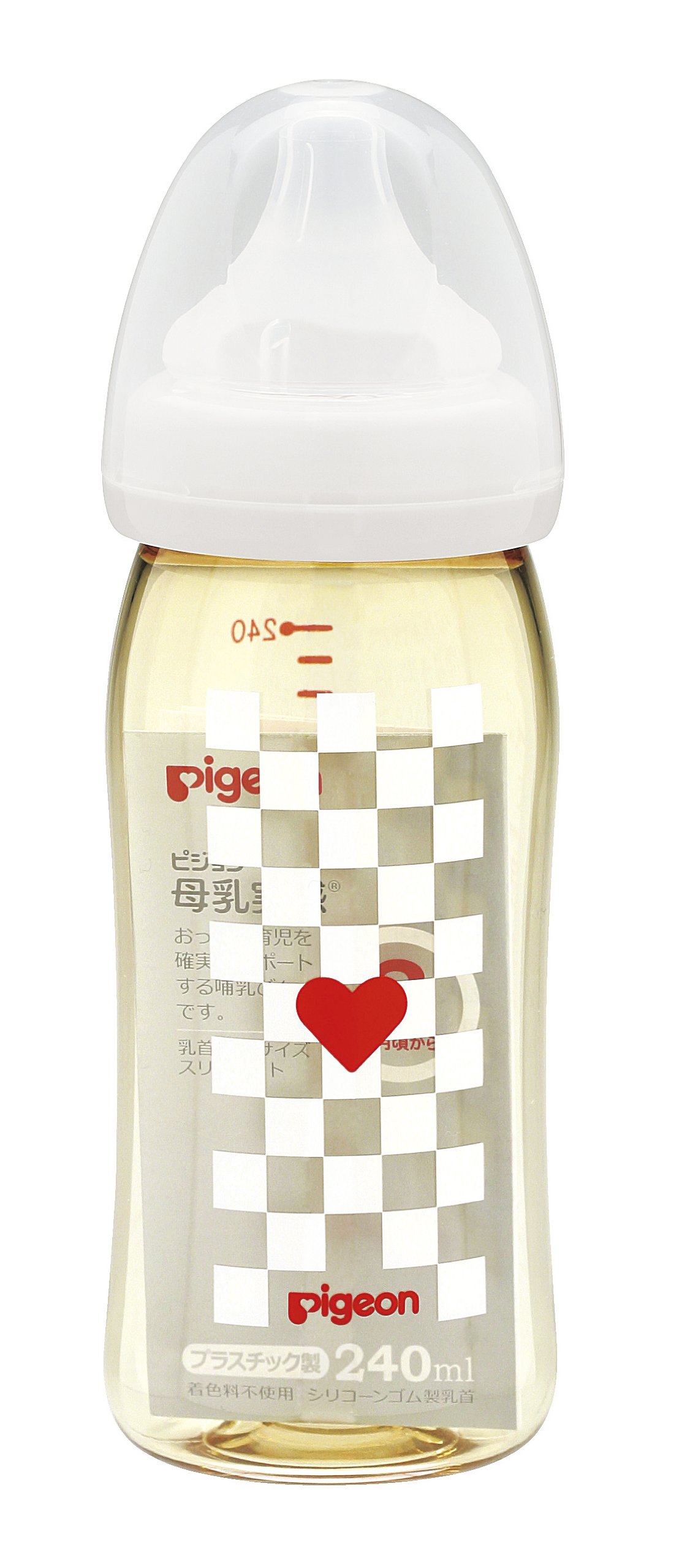 Pigeon Baby Bottles Plastic Heart 240ml on Galleon Philippines