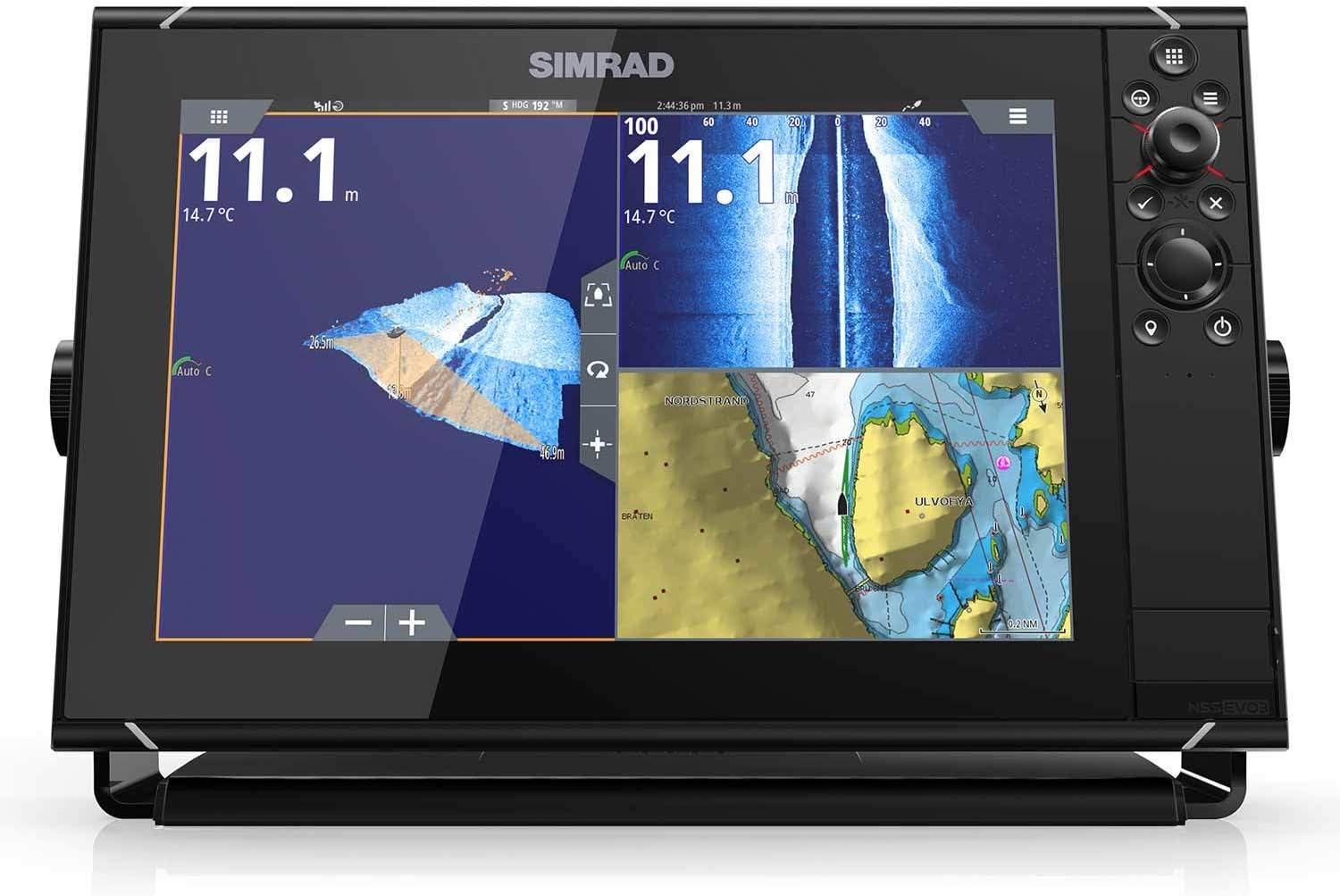 SIMRAD NSS12 evo3 Multifunction Display with Insight USA Lake and ...