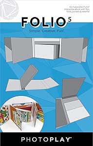 Amazon.com: Photo Play Paper White Folio 5 5.5"X7" : Arts, Crafts & Sewing