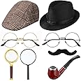 Amazon.com: Jeyiour 8 pcs Detective Costume Accessories for Adults ...