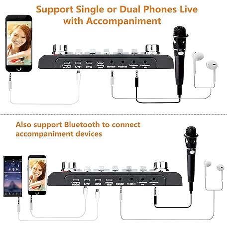 Mua REMALL The Sound Card V8, Sound Board Mixer Soundboard Sounds Card ...