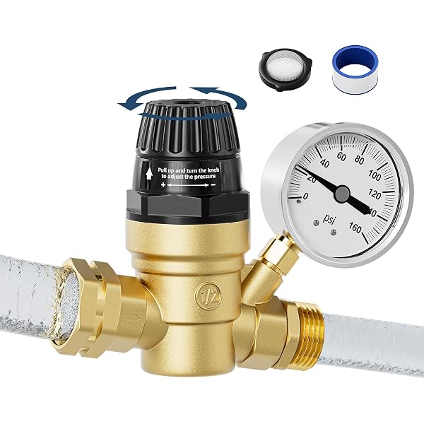 Garden Hose Pressure Regulator Rain Bird HT07525PSI Drip Irrigation 25