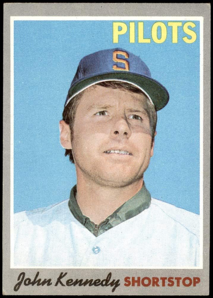 Amazon.com: 1970 Topps # 53 John Kennedy Seattle Pilots (Baseball Card ...