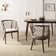 Amazon.com: Safavieh Home Collection Carlotta Arm Chair, Griege : Home ...