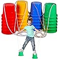 Amazon.com: Hungdao 12 Pairs Balancing Stilts for Kids Walking Bucket ...