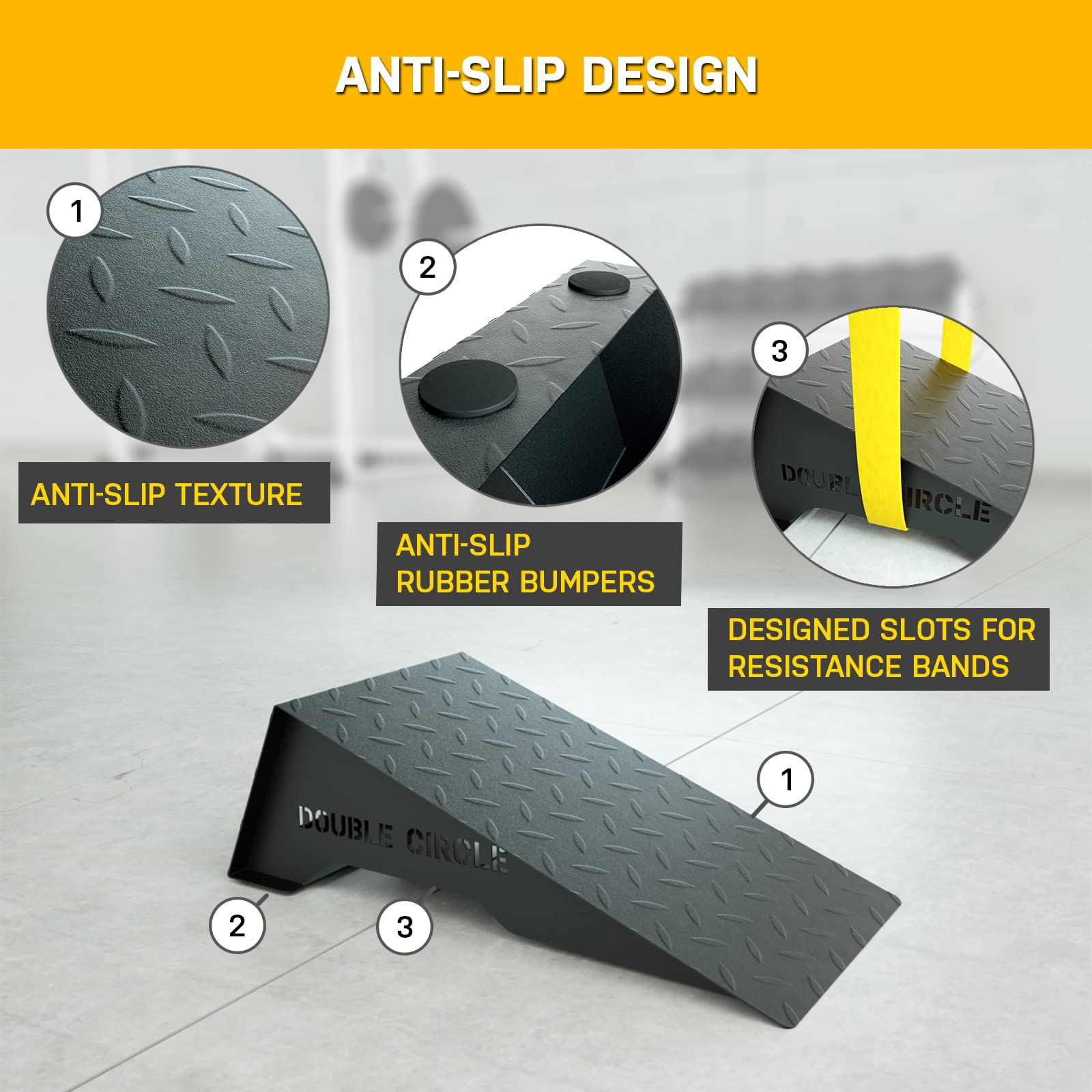 Mua Double Circle Squat Wedge – Professional Squat Ramp for ...