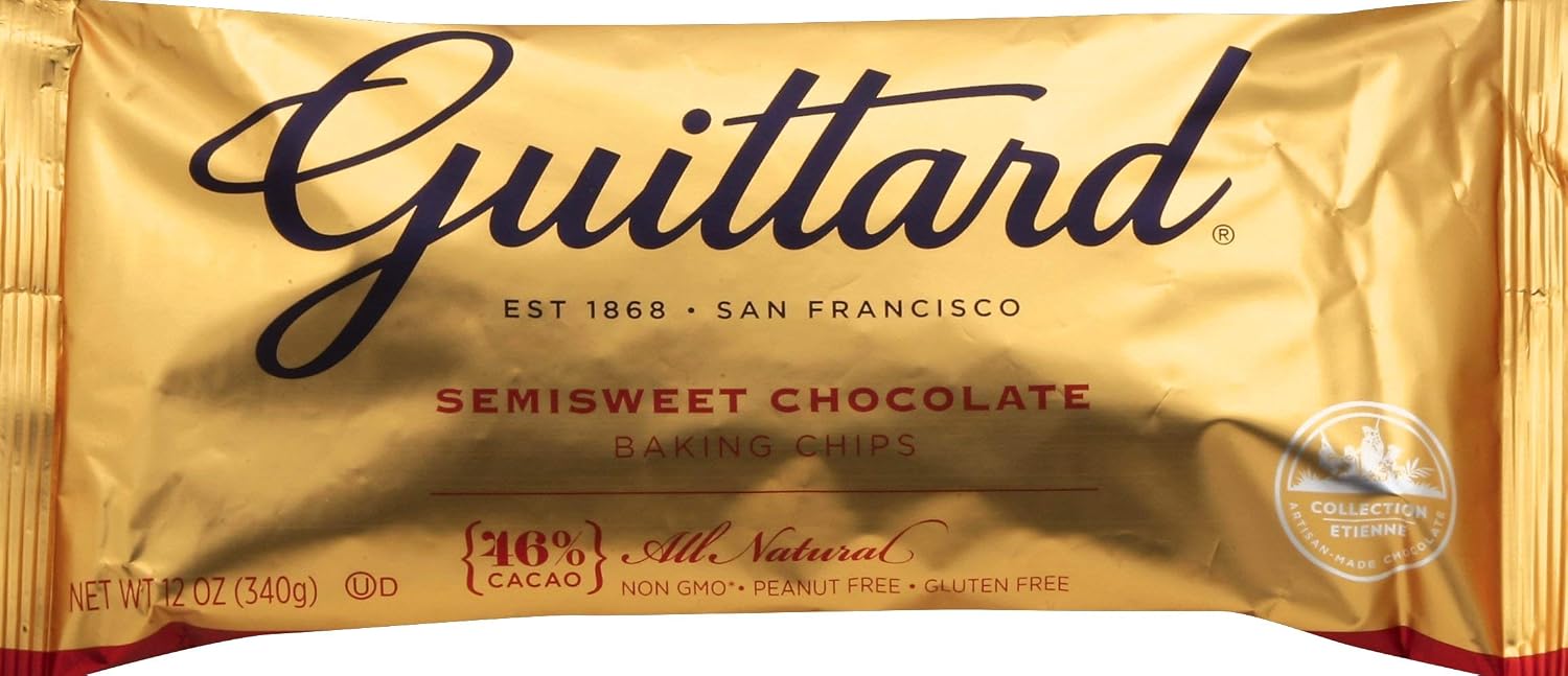 Amazon.com : Guittard Baking Chips, Semi Sweet Chocolate, 12 oz ...