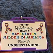 Hidden Disability ID Card - Lanyard - Disability Awareness: Amazon.co ...
