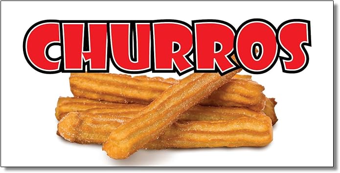 Amazon.com : Churros Restaurant Café Bar Decal Sticker Retail Store ...