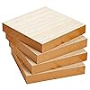 Bright Creations Unfinished MDF Wood Squares for Crafts, Wooden Blocks ...
