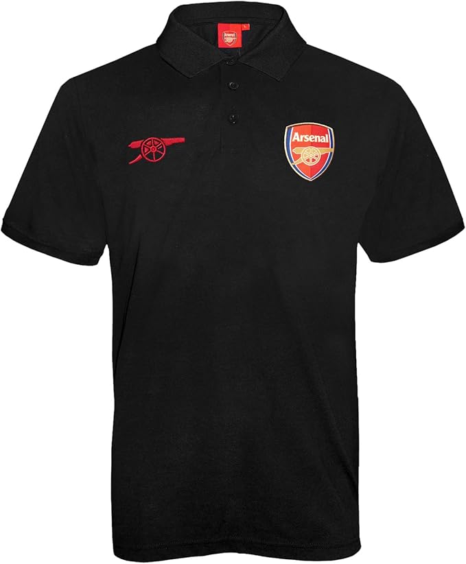 Arsenal FC Official Football Gift Mens Crest Polo Shirt: Amazon.co.uk ...