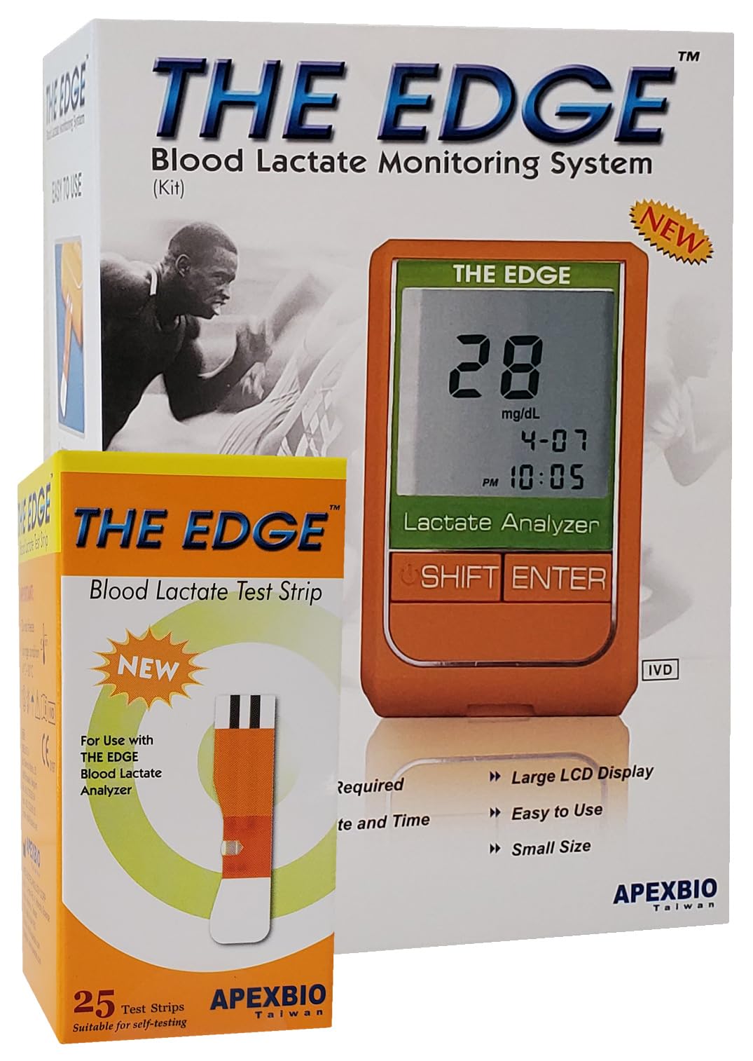 Mua Lactate Meter Bundle by THE EDGE - Lactic Acid Test Kit - Includes ...