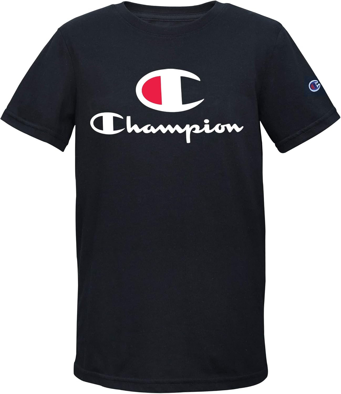 Amazon.com: Champion Boys Short Sleeve Logo Tee Shirt: Clothing