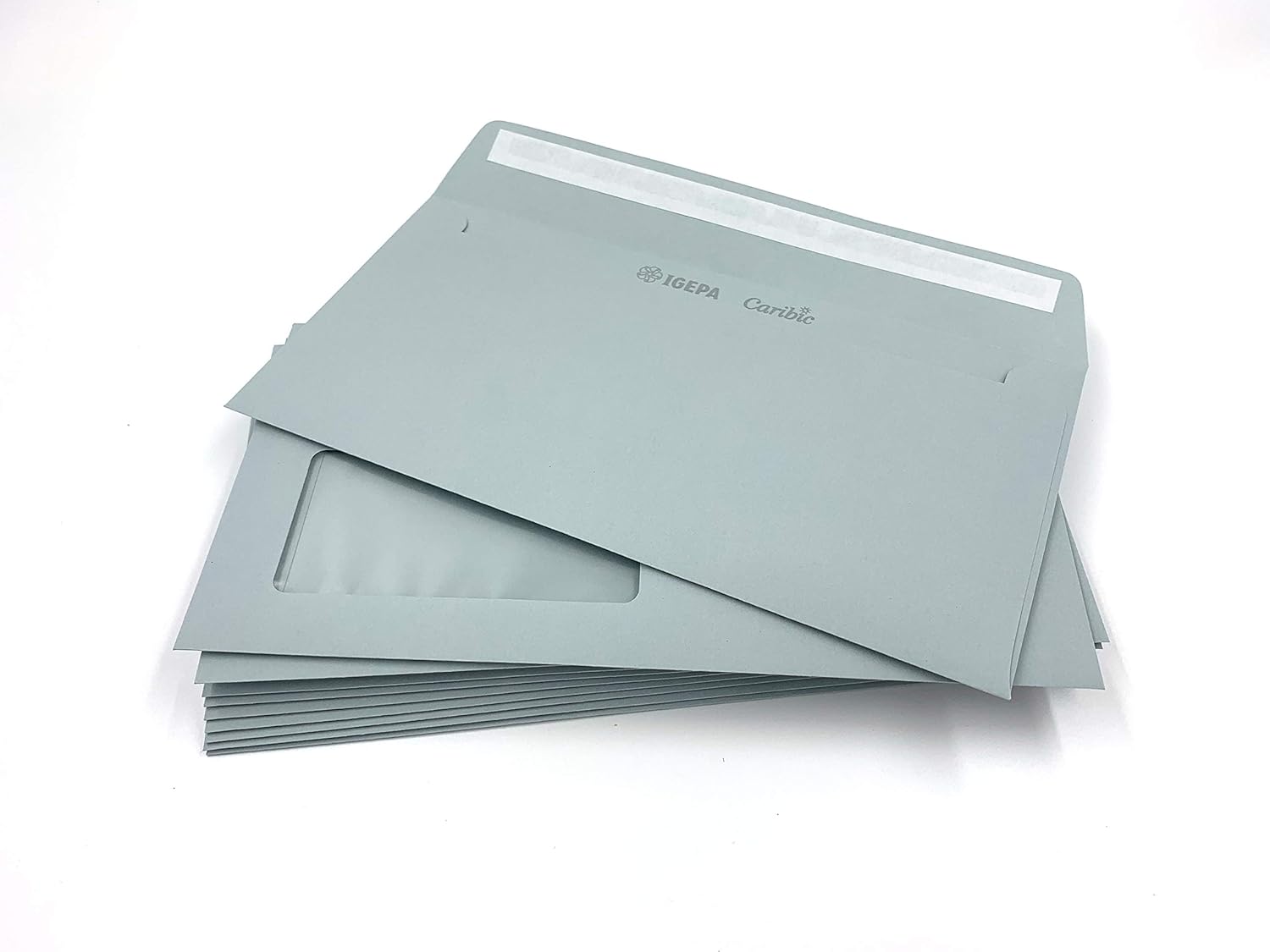 100 Envelopes with Windows DIN Long, 220 x 110 mm; Self Seal Adhesive ...