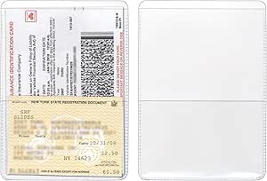 StoreSMART® - Clear-Plastic Auto Insurance & ID Card Holders - 10 Pack ...