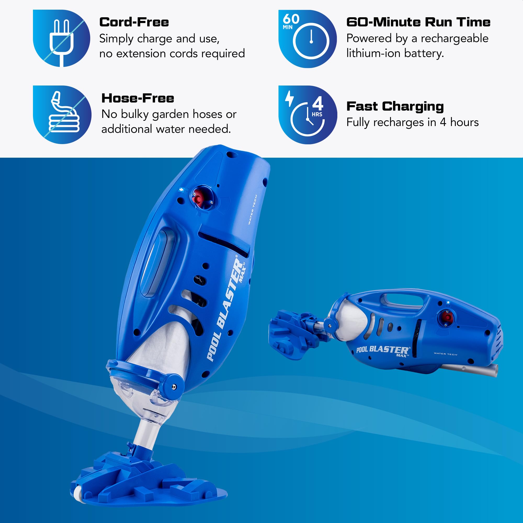 Mua POOL BLASTER Max Cordless Pool Vacuum for Deep Cleaning & Strong ...