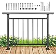 Amazon.com : Upgrade Horizontal Fence Guardrail Flat Railing Kit, Heavy ...