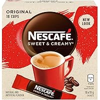 Nescafé Sweet and Creamy Original Instant Coffee Mix Box, Original, 6 ...