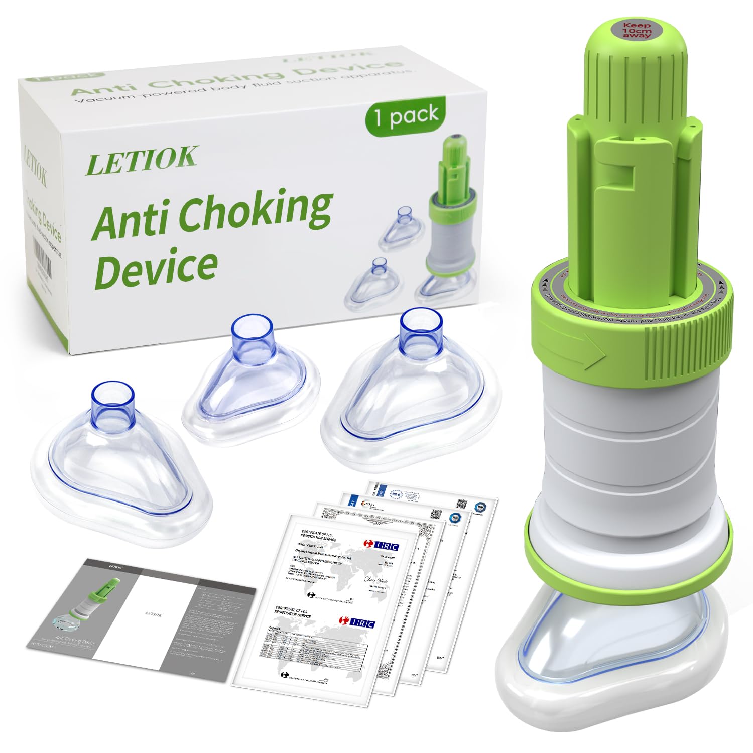 Choking Rescue Device,Strong Airway Suction Rescue Device Portable Anti ...