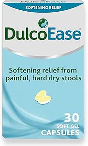 Amazon.com: Dulcoease 100mg Capsules, 30 Count , for Hard Stool Softener : Health & Household