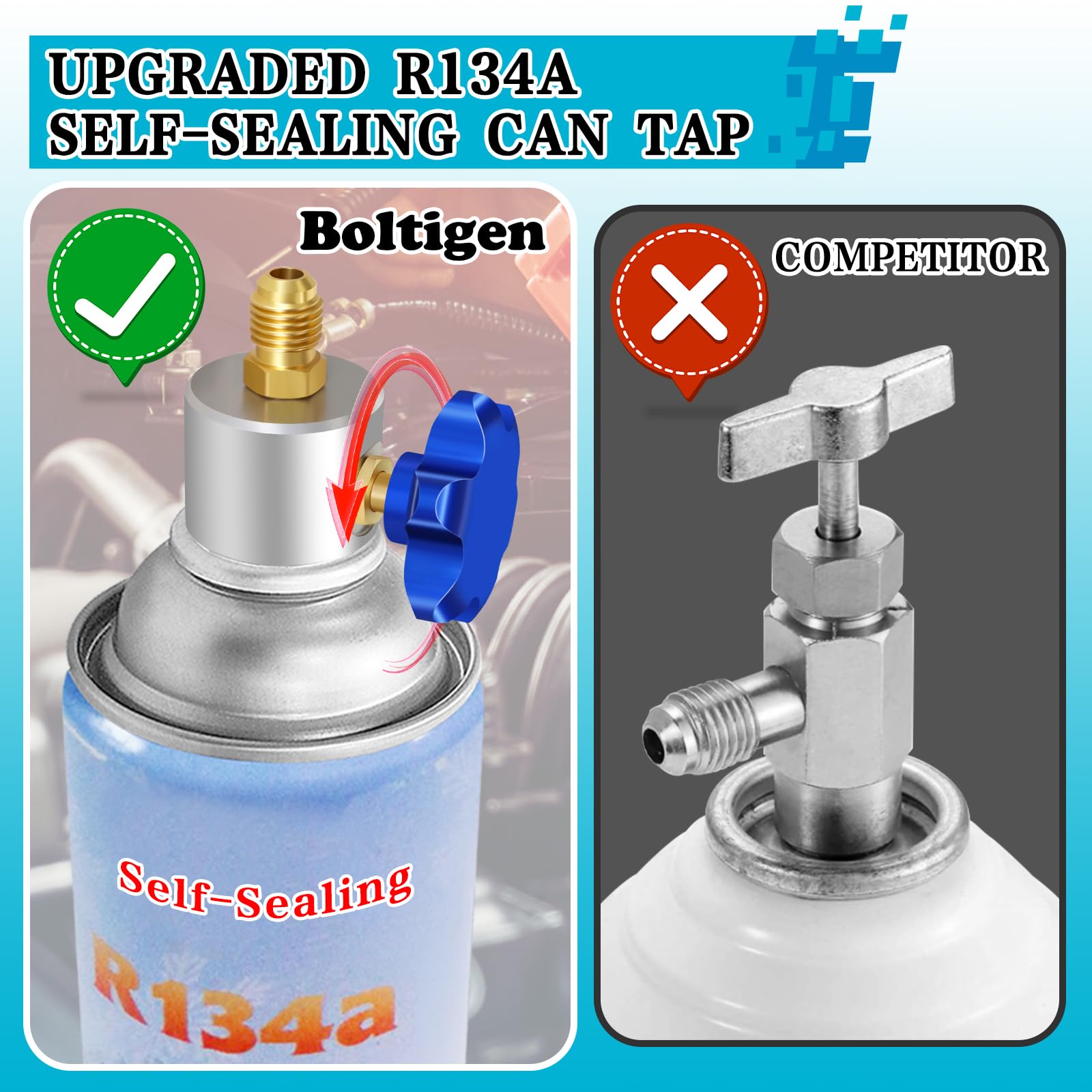 Mua Boltigen Self Sealing R134A Can Tap Valve Refrigerant Dispenser ...