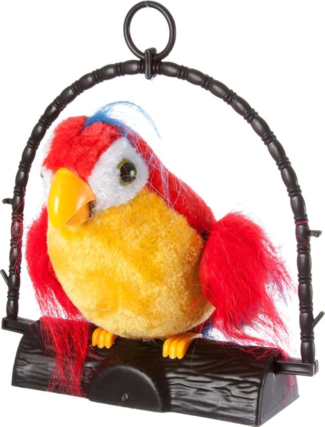 Repeat Parrot Toy (Repeats What you Say) Large Red: Amazon.in: Sports ...