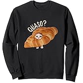 Amazon.com: Croissant QuasoCat Meme for Women Vintage Croissant Cat ...